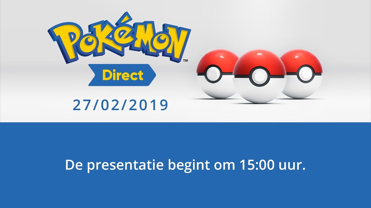 Pokémon Direct-presentatie op woensdag 27 februari: nieuwe details over ...