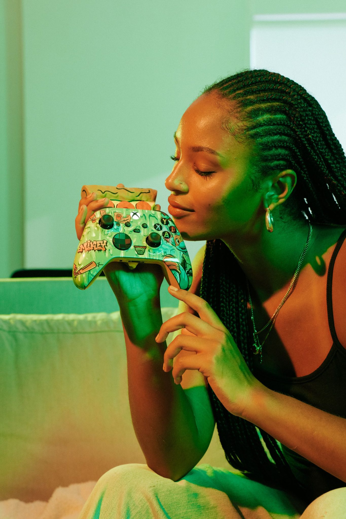 Deze Xbox Teenage Mutant Ninja Turtles-controller ruikt naar pizza